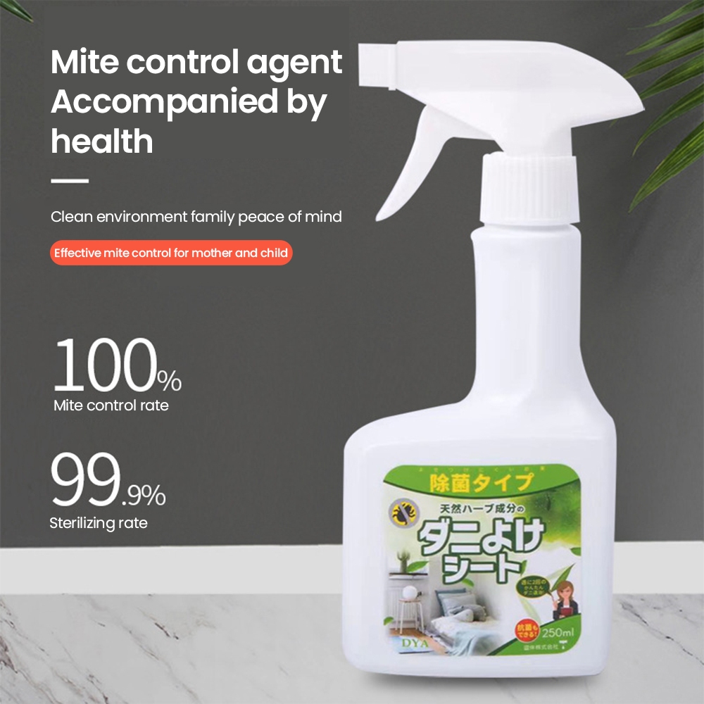 250ML Mite Spray Bed Bug Killer Insect Spray Dust Mite Remove Spray Non ...
