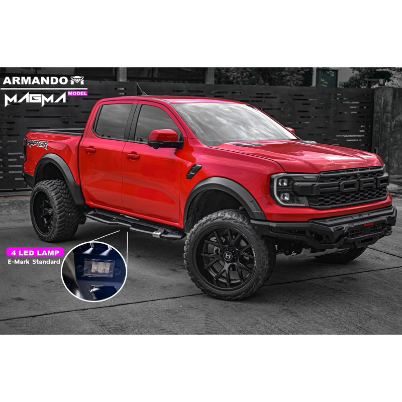 Genuine 💯 Armando 4x4 Magma Side Step for Ford Ranger, Raptor & Toyota ...