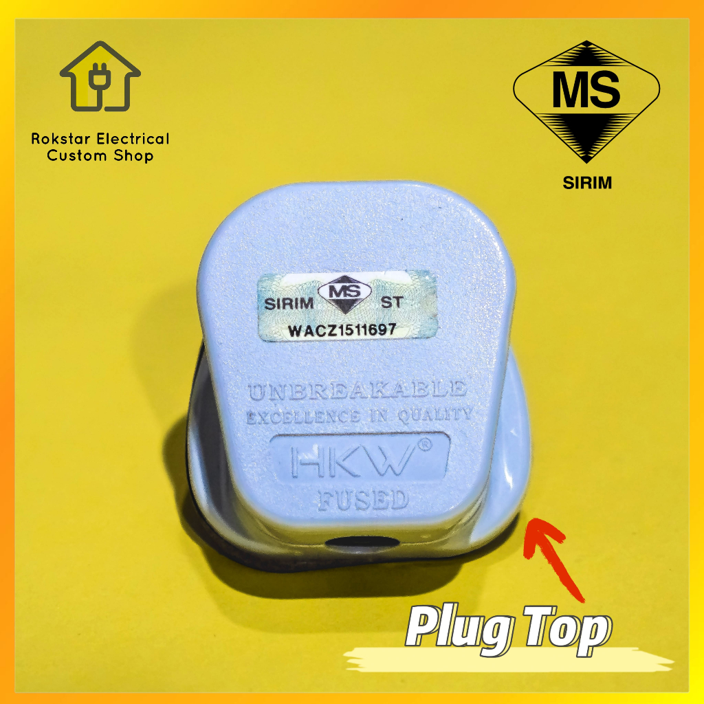 HKW Plug Top 13A ( Sirim ) | Shopee Malaysia