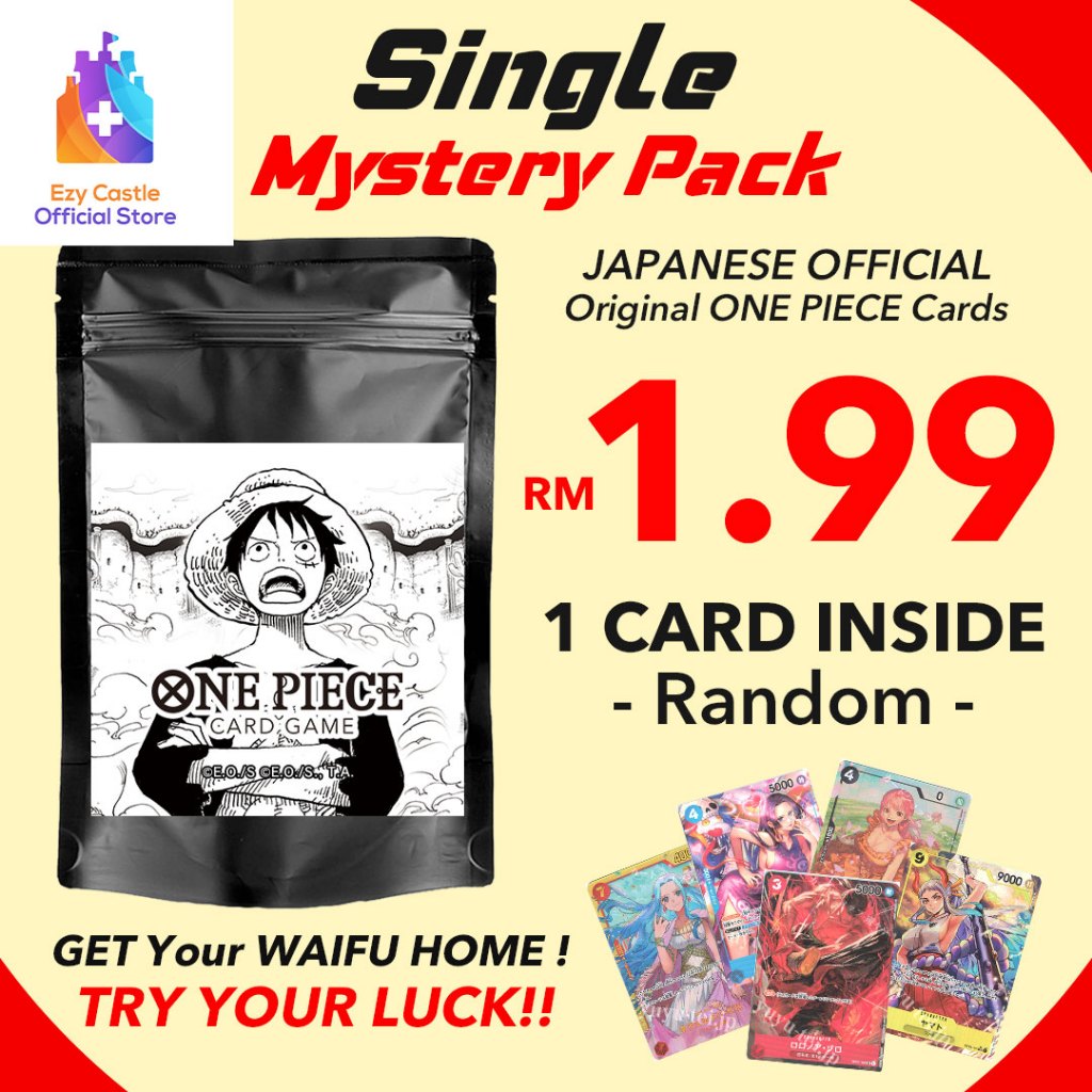 One Piece Single Mystery Packs (Original OPTCG) (From OP1, OP2, OP3, OP4,OP05,OP06, OP07, OP08 ...