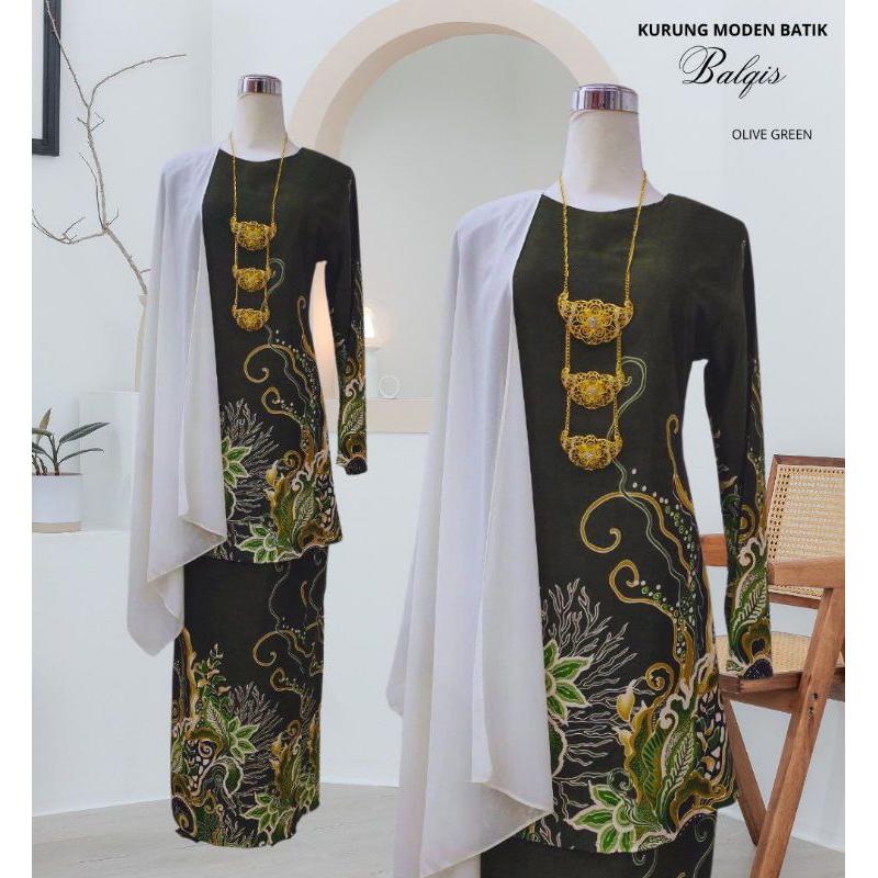 KURUNG BATIK BALQIS | Kurung Batik | Batik Malaysia | Kurung Malaysia ...