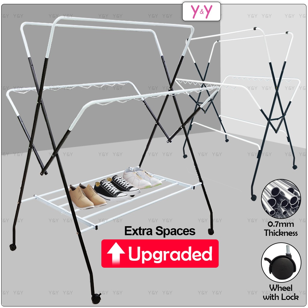 Y&Y Eco Outdoor Clothes Hanger Drying Rack / Towel Rack / Penyidai Baju ...