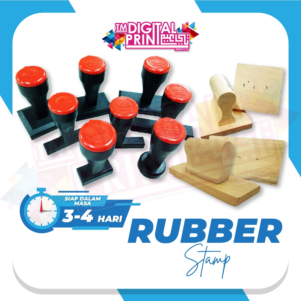 Rubber Stamps Cop Getah | Company Chop | Name Chop | Address Cop | Bank ...