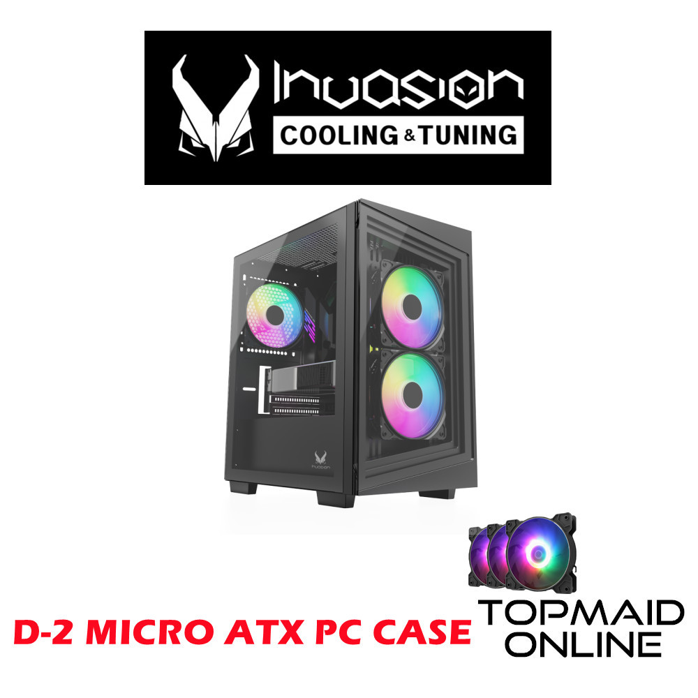 INVASION D-2 MICRO ATX GAMING PC CASE | Shopee Malaysia