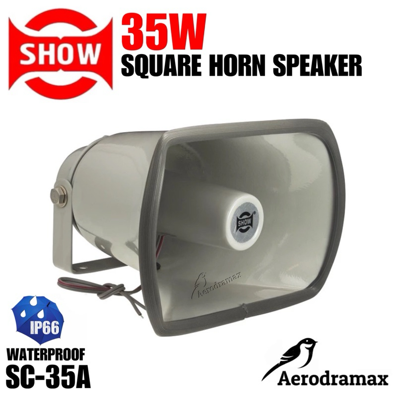 SHOW SC-35A Square Horn Speaker (35W) | Shopee Malaysia