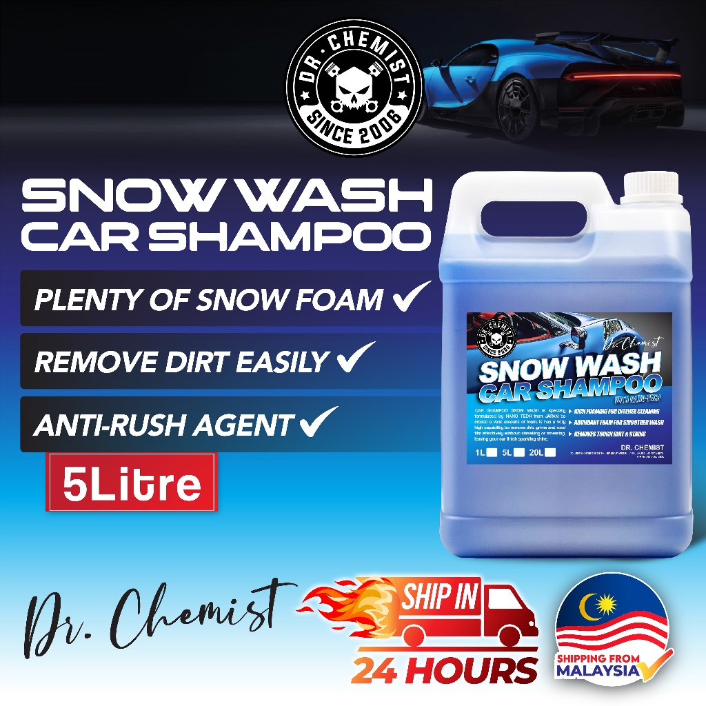 🔥Ready Stock🔥Snow Wash Car Wash Shampoo 5KG for Car Wash & Household ...