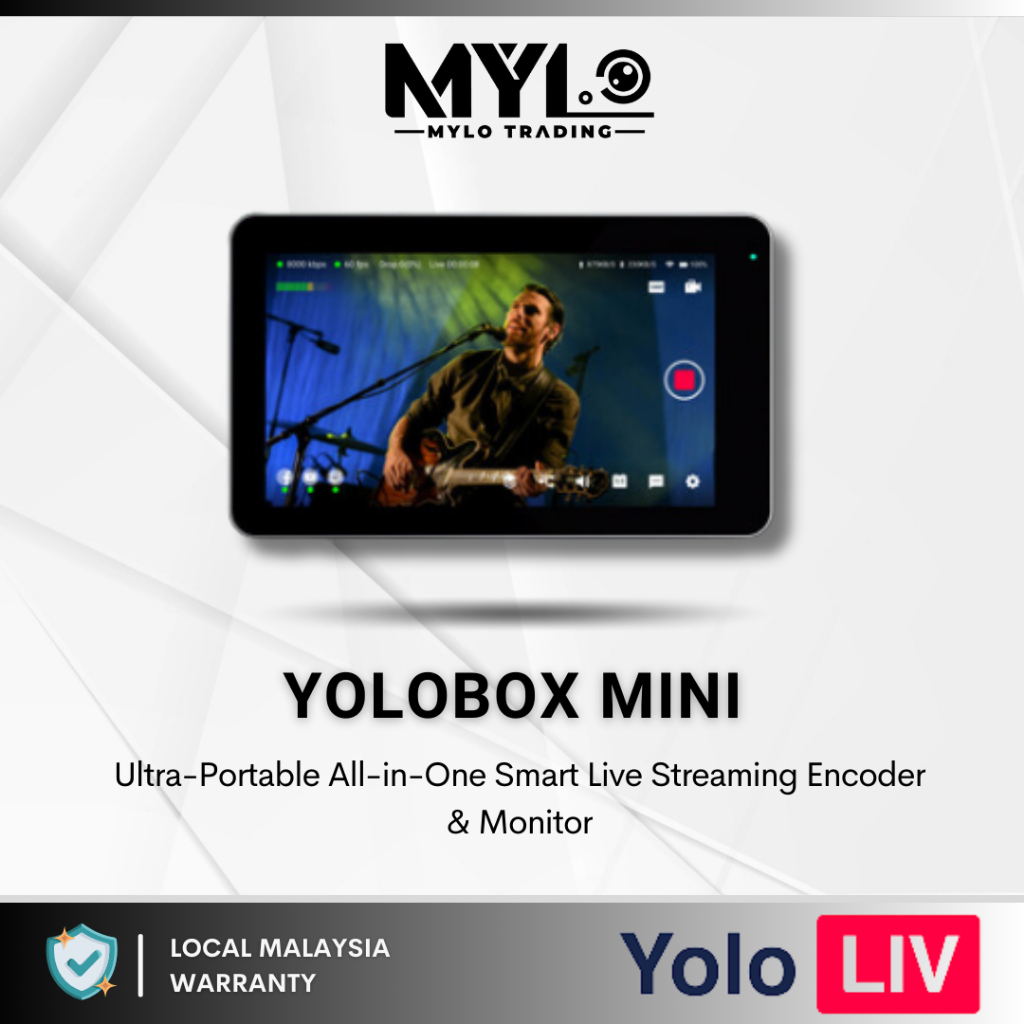 YoloLiv YoloBox Mini Ultra-Portable All-in-One Smart Live Streaming ...