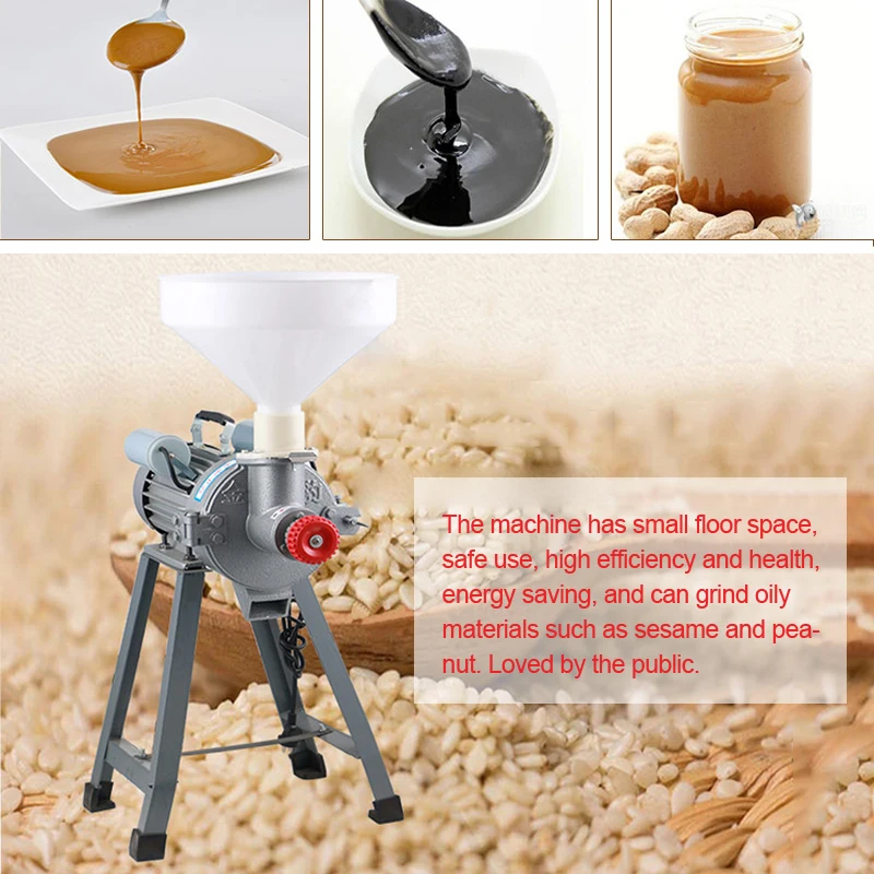 1500W Mute grinding refiner grinding peanut butter mash sauce grinder ...