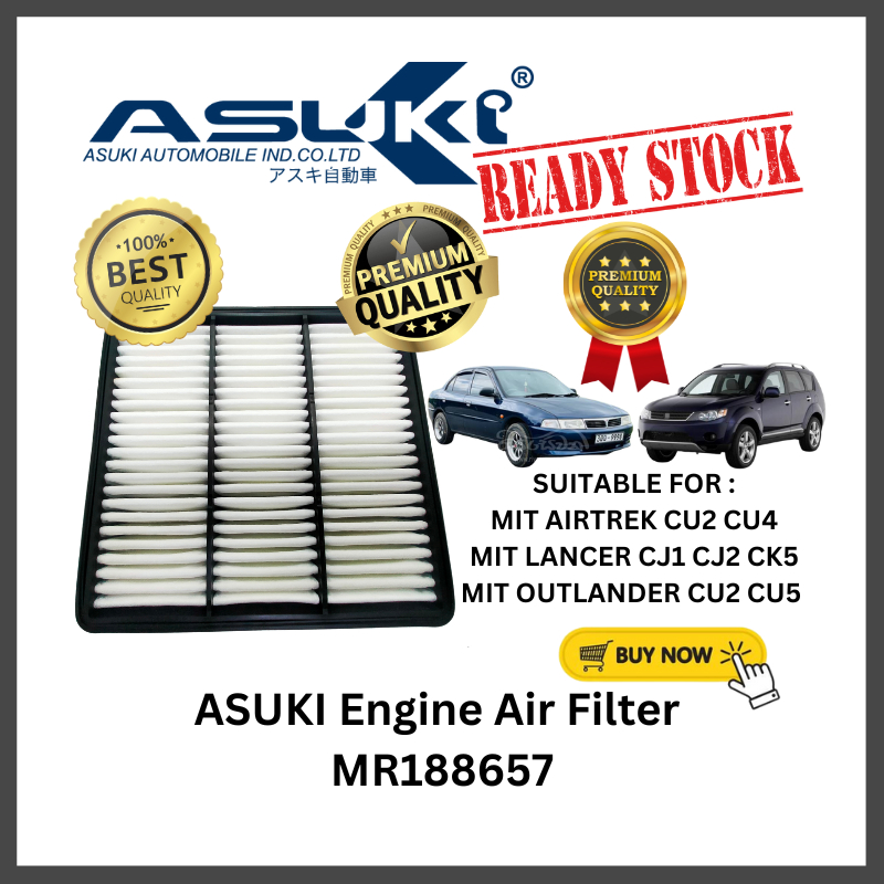ASUKI Engine Air Filter Mitsubishi Airtrek CU2 CU4 Lancer CJ1 CJ2 CK4 ...