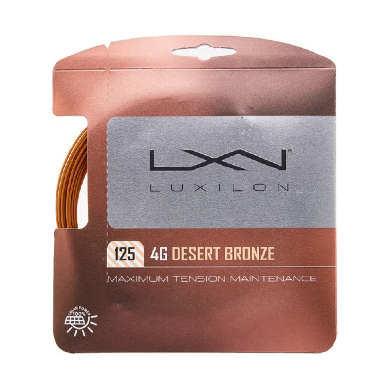 Luxilon 4G Desert Bronze 16L/1.25 Tennis String (1 pack) | Shopee Malaysia