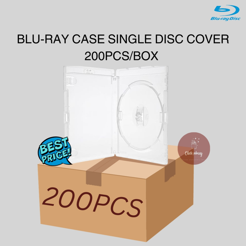 BLURAY BLU-RAY CASE CASING BOX DISC COVER 200PCS / 1BOX | Shopee Malaysia