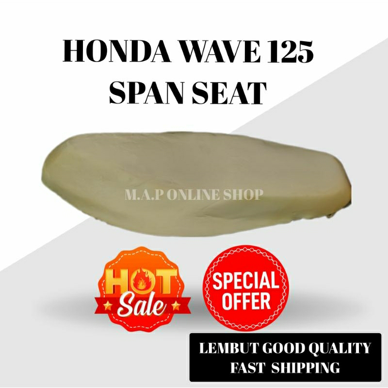 Honda Wave125 Wave 125 Span Seat Pu Form Span Cushion Kusion Kusyen ...