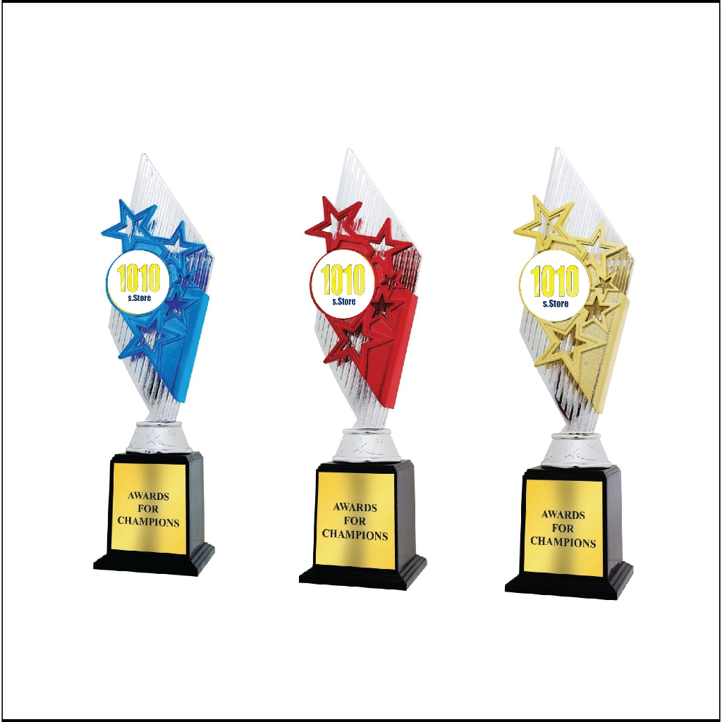 Economy Trophy Award ; Anugerah Piala ; 奖杯定制 LOGO & WORDING FREE (Gold ...