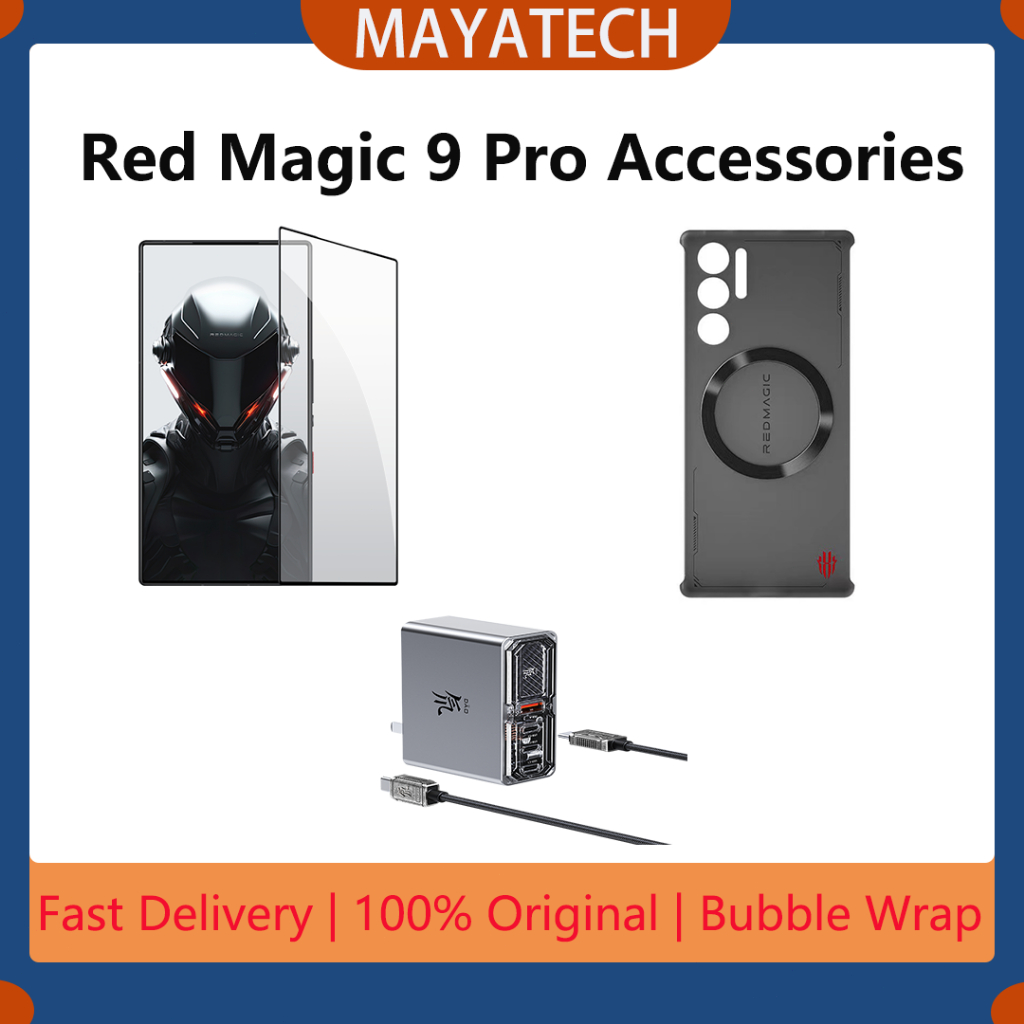 Original Red Magic 9 Pro Series Case &Red Magic 9 Pro Series Protector ...