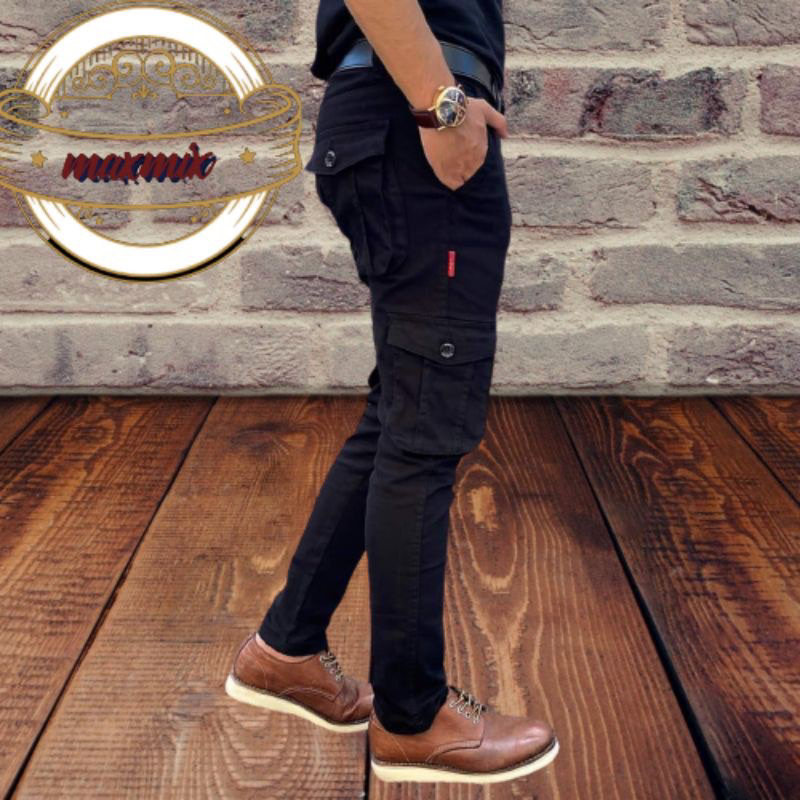 Seluar Kargo Slack 6 Poket Kain Tebal Cargo Pant Multi Pocket Seluar ...
