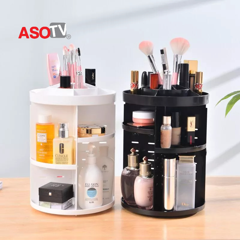 ASOTV® 360 Degree Rotate Cosmetic Makeup Storage Box / Organizer 1031/ ...