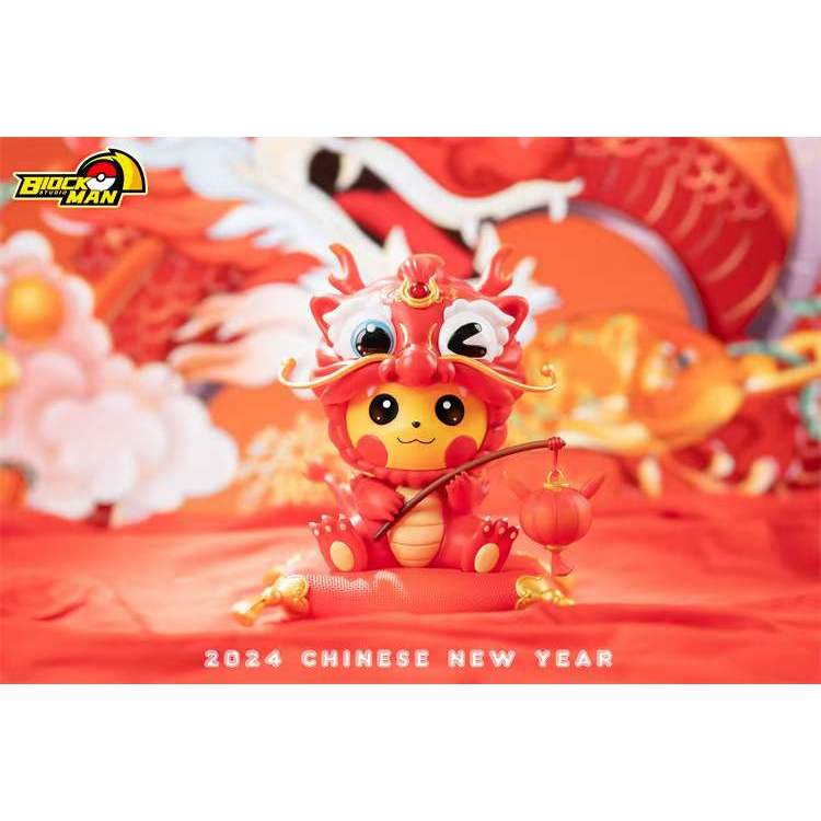 Block Studio - Dragon Pikachu Pokemon Resin Statue GK Anime Figure ...