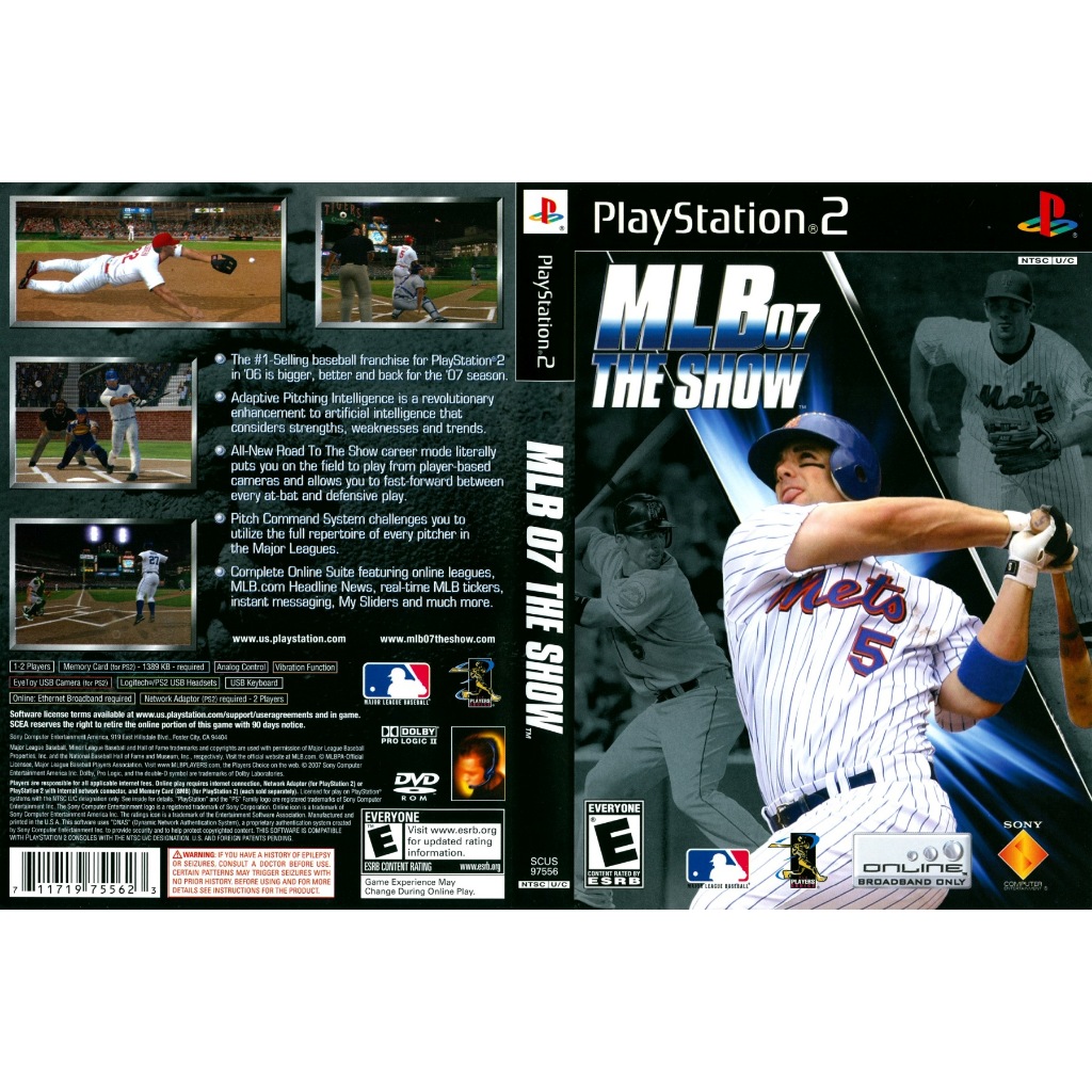 PS2 DVD Games MLB 07 - The Show (v2.00) | Shopee Malaysia