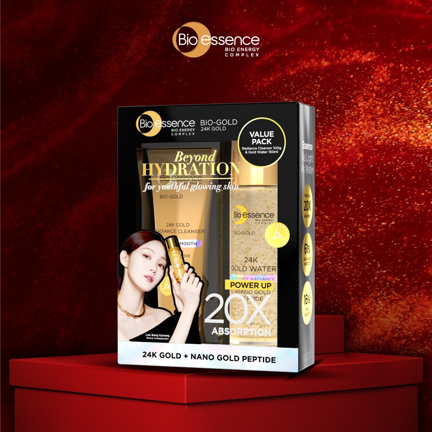 [Value Pack] Bio Essence Bio-Gold 24K Gold Radiance Cleanser 100g + Bio ...