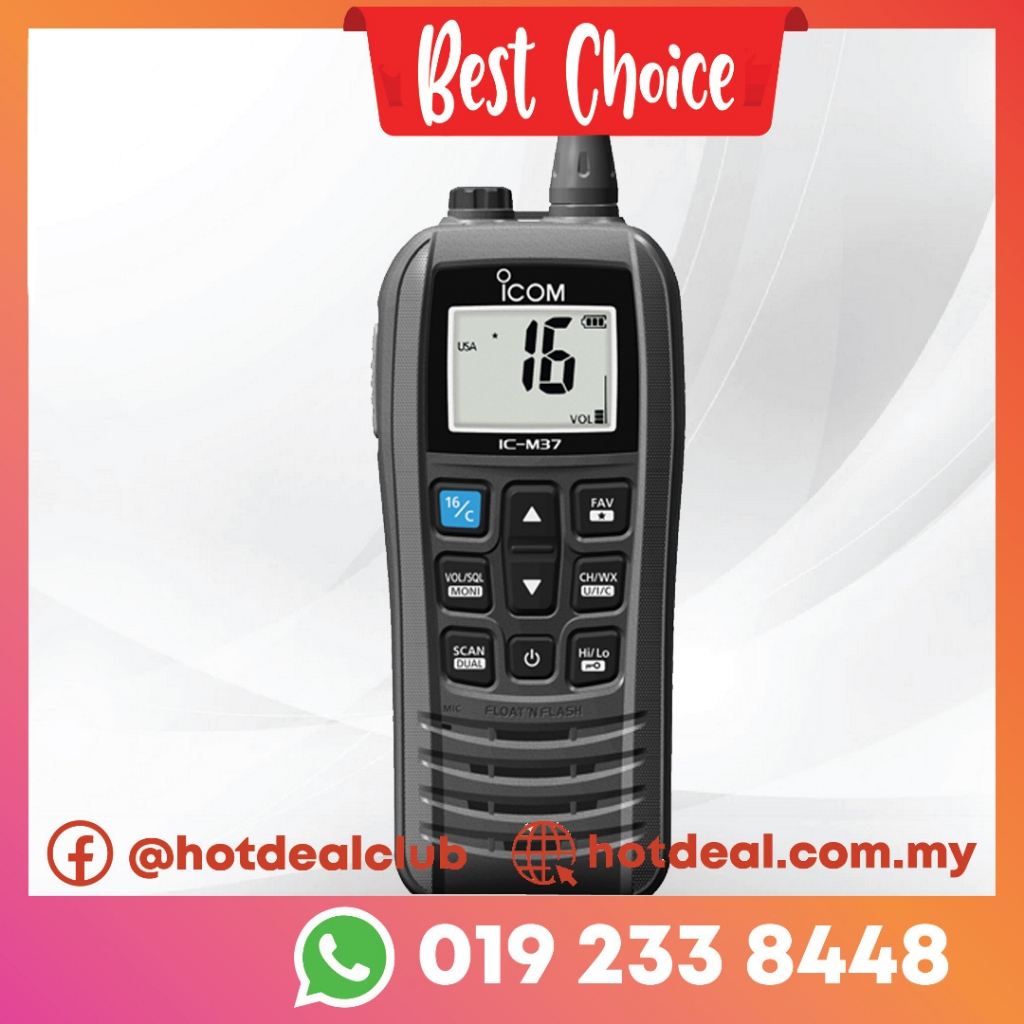 Icom IC-M37 VHF Marine Mobile Rig | Shopee Malaysia