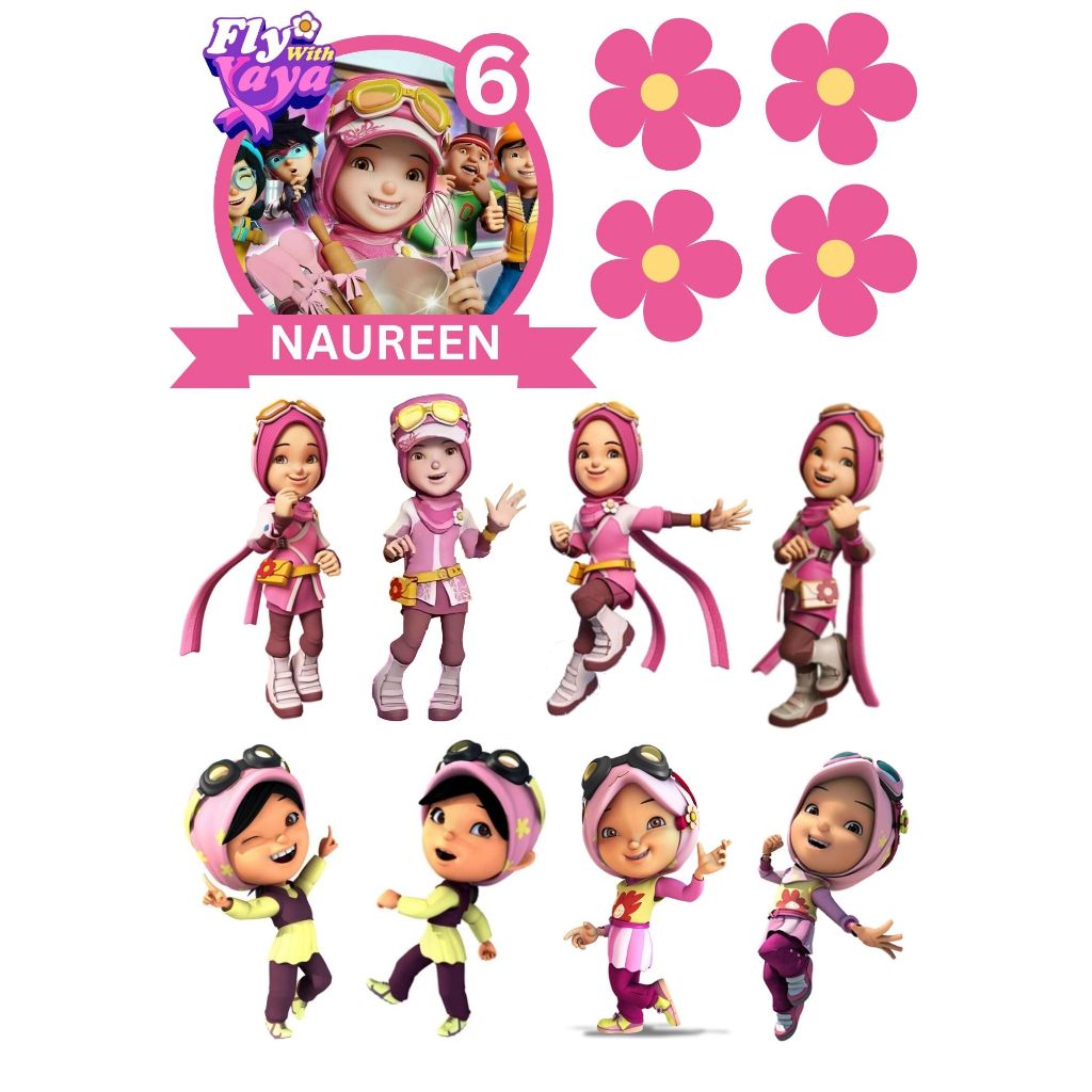 Yaya Boboiboy Custom Topper Birthday Cake | Shopee Malaysia