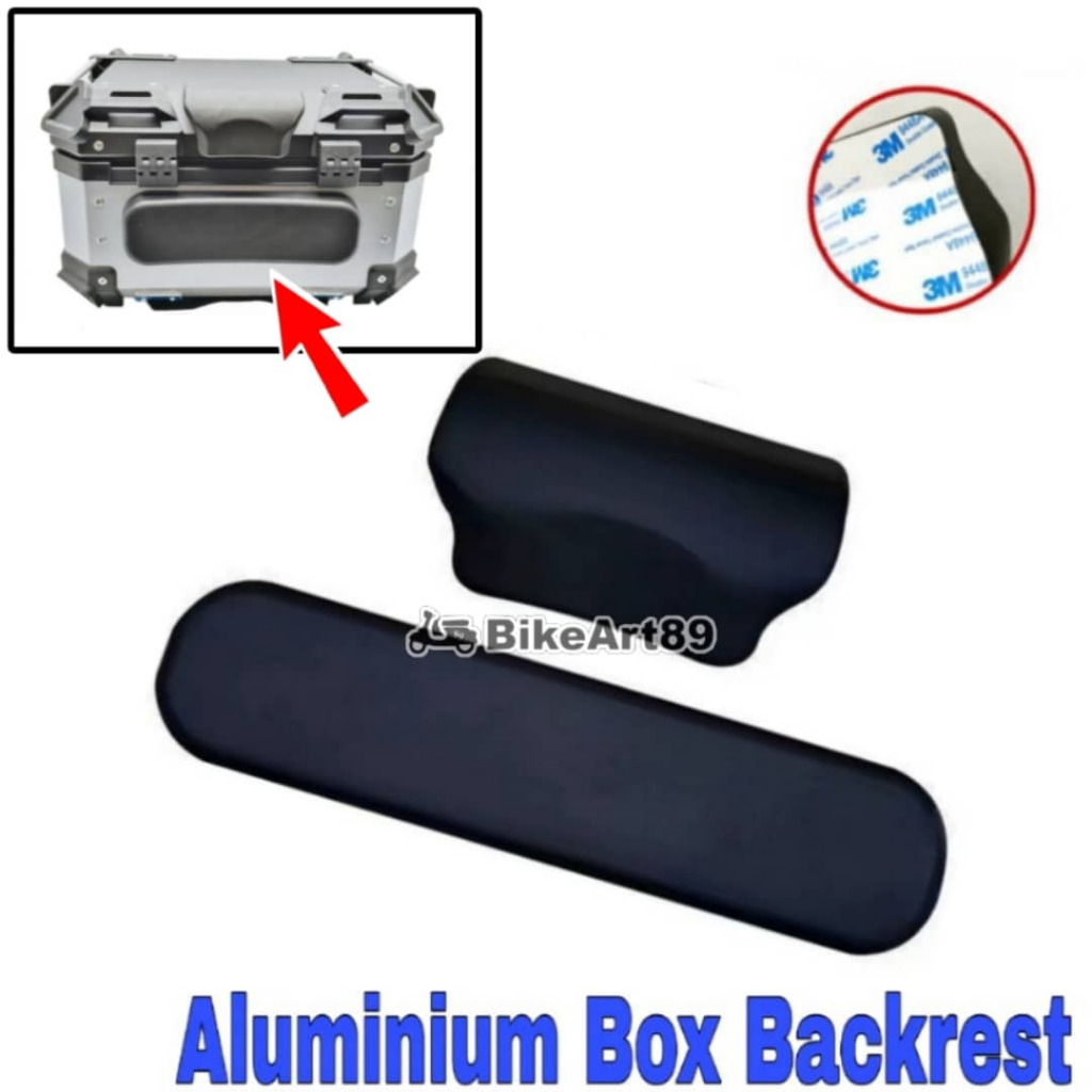 Top Box Backrest Cushion Aluminium Box Back Rest Soft Sponge 28L / 32L ...