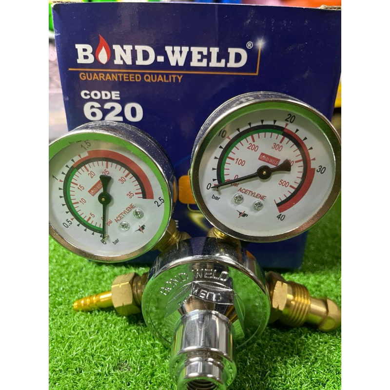 620 BOND-WELD ACETYLENE PRESSURE REGULATOR / ACETYLENE METER / METER ...