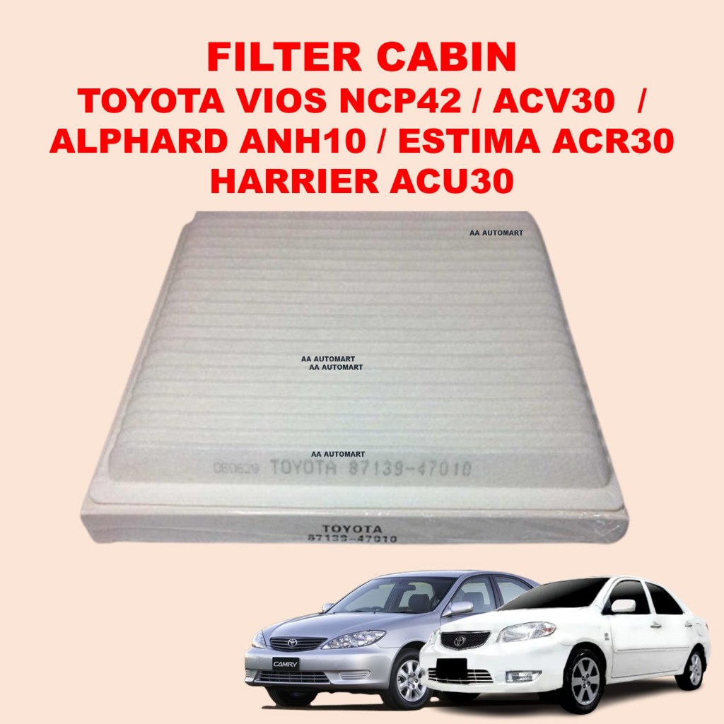 TOYOTA VIOS NCP42 ACV30 ALPHARD ANH10 ESTIMA ACR30 HARRIER ACU30 87139 ...