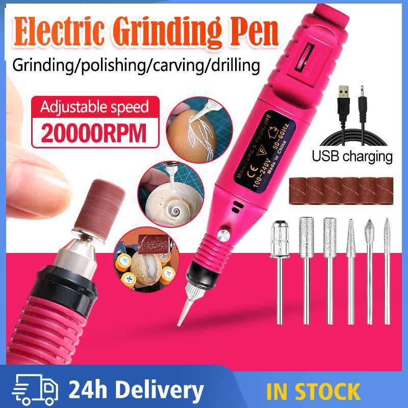 Mini DC Grinder Tool Dremel Drill Electric Grinding Pen Set Milling ...