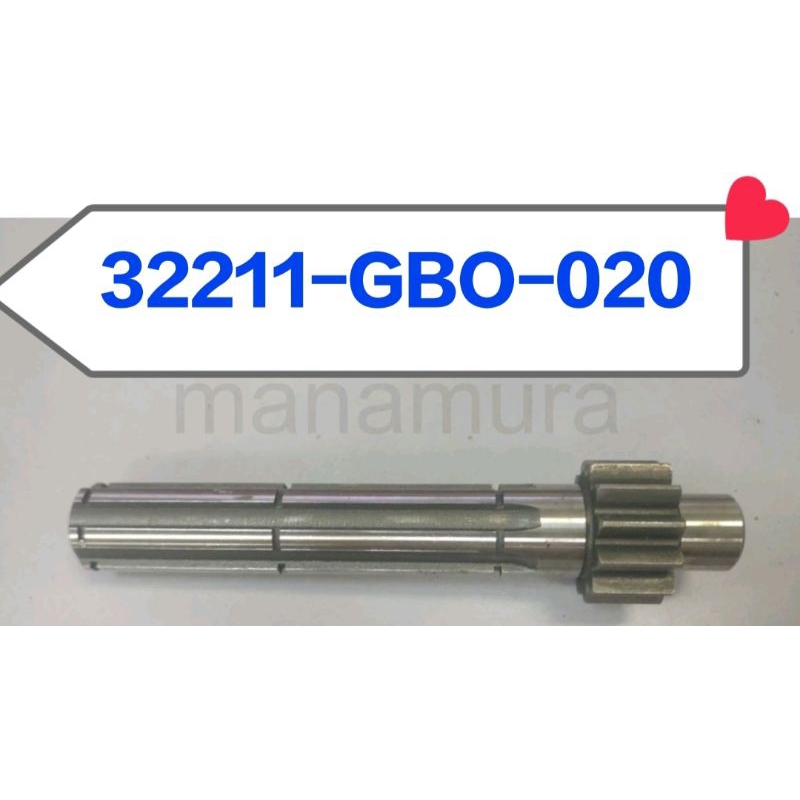 Transmission SHAFT GEAR BOX C70 GBO GBO-J FAME 3211-GBO-020 SHAFT GEAR ...