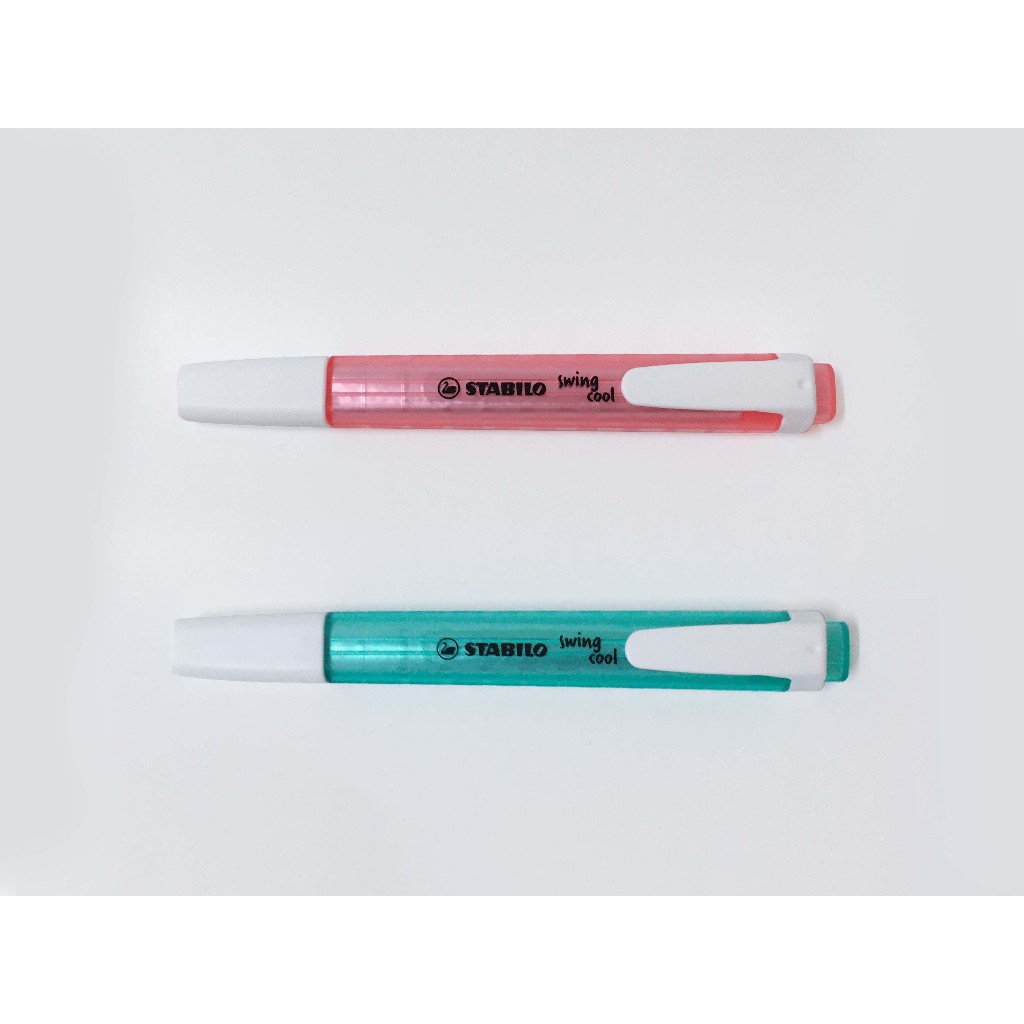 (100% Original) Stabilo Swing Cool Neon Highlighter Pen - Turquoise ...