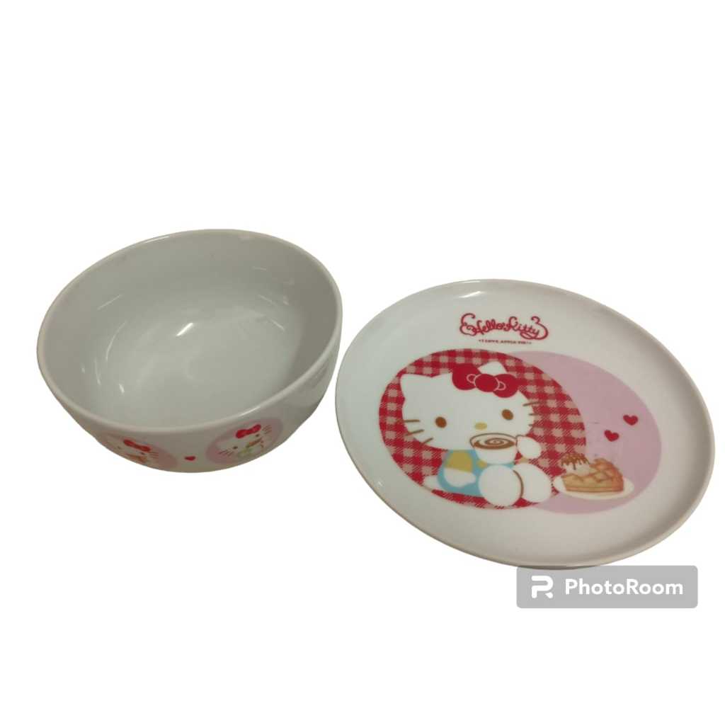 LIMITED EDITION!! Hello Kitty Ceramic Plate & Bowl Gift Set Box ...