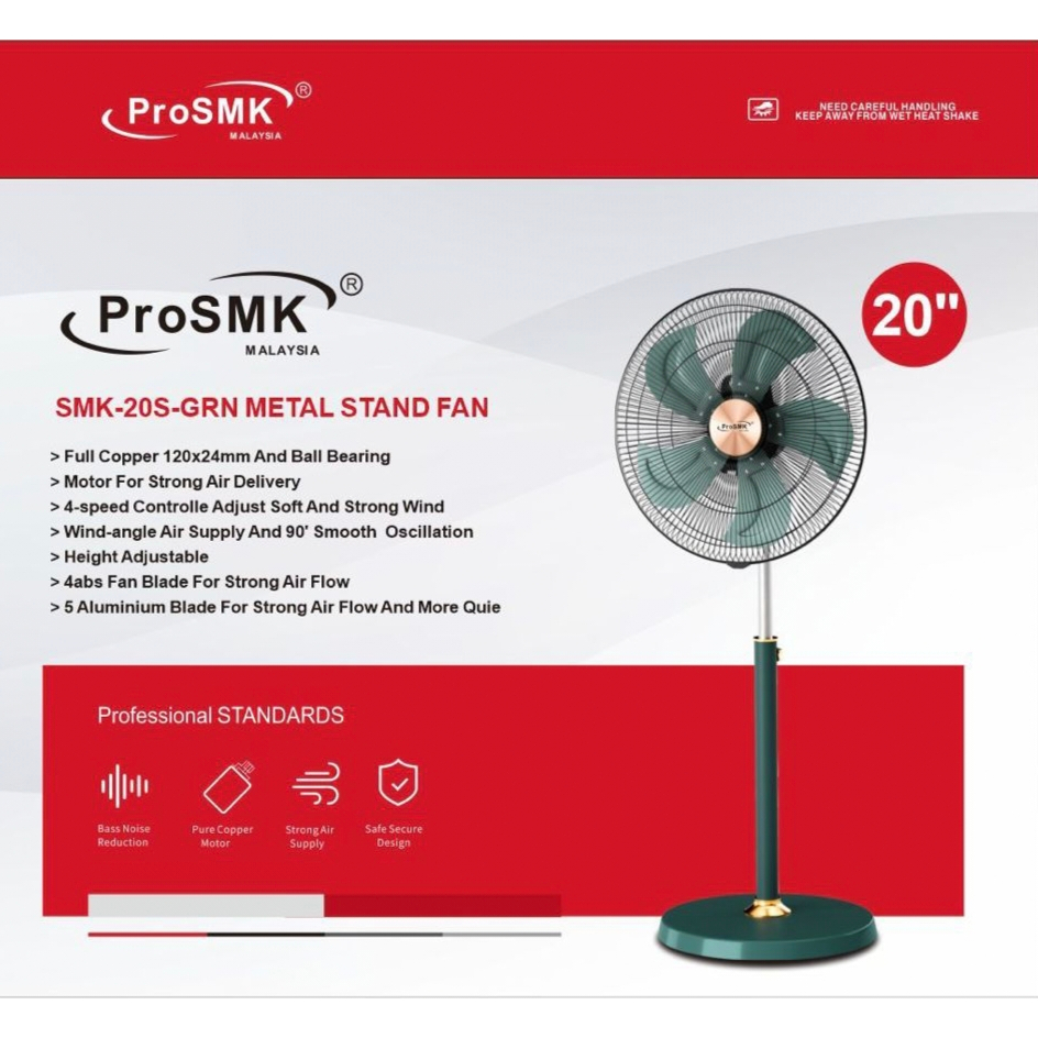 Prosmk / SOKA 20" Heavy Duty Industrial Stand Fan 4 Speed Control ...