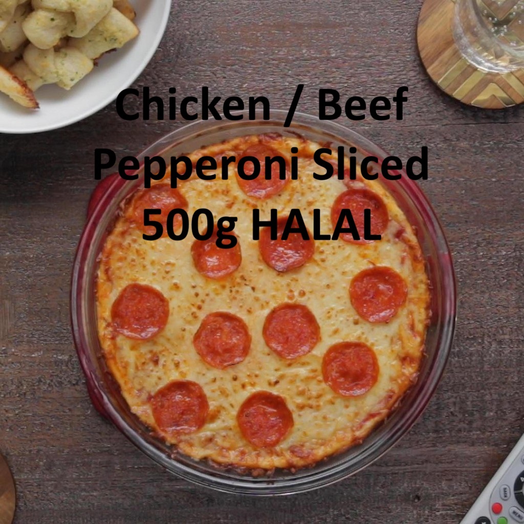 [SHCF] PrimaBaguz Pepperoni Pizza Chicken Beef Sliced Keping 500g ...