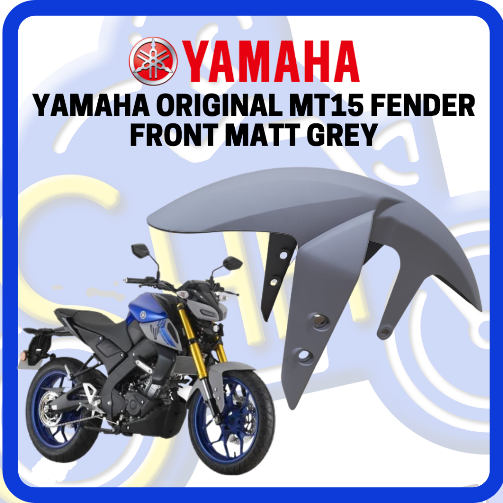 ORIGINAL YAMAHA MT15 FENDER FRONT MATT GREY ORIGINAL FENDER FRONT | Shopee Malaysia