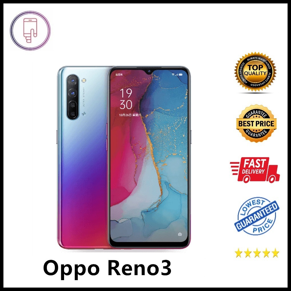 Oppo Reno 3 (12GB RAM + 256GB ROM) 6.4 Inch 64MP Quad Camera Original ...