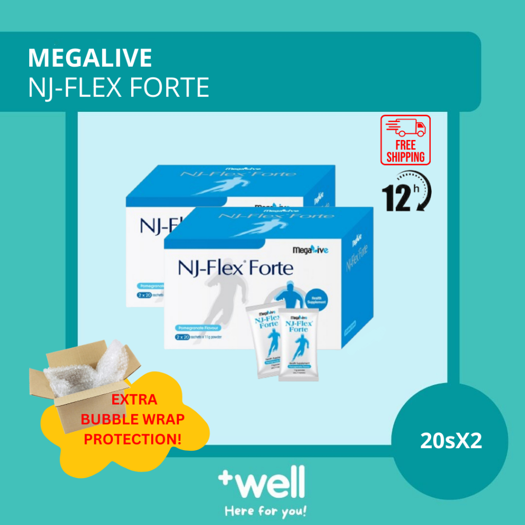 MegaLive NJ-Flex® Forte Promo Pack: 2X20’s (Authentic Guaranteed)- for ...