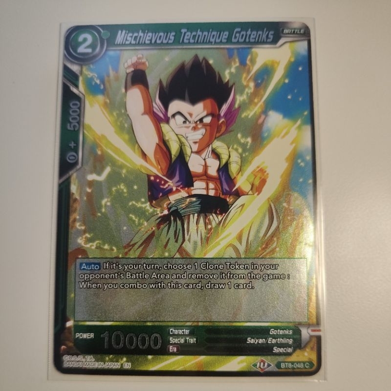 Dragon Ball Super CCG TCG I BT8-048 C Mischievous Technique Gotenks (foil) | Shopee Malaysia