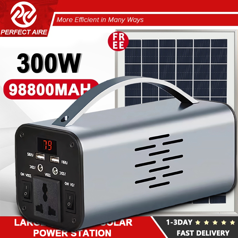 Portable Power Station 350W AC 220V Output Emergency Backup Powerbank ...