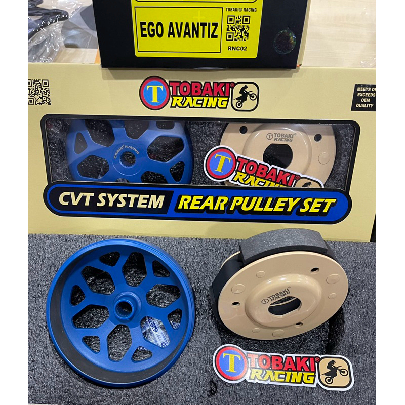 TOBAKI YAMAHA EGO AVANTIZ SOLARITZ CVT SYSTEM RACING REAR PULLEY SET ...
