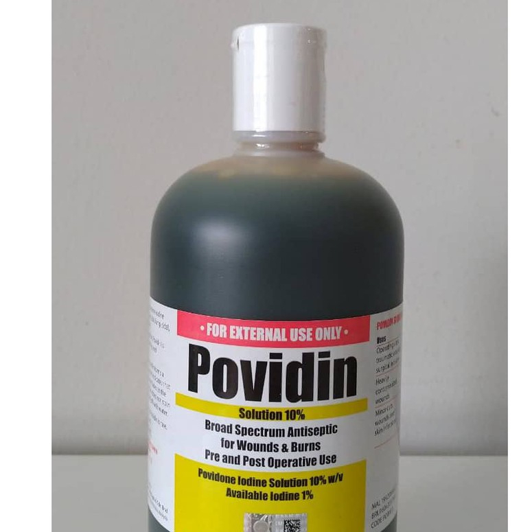 POVIDIN SOLUTION 10% 500ML | Shopee Malaysia