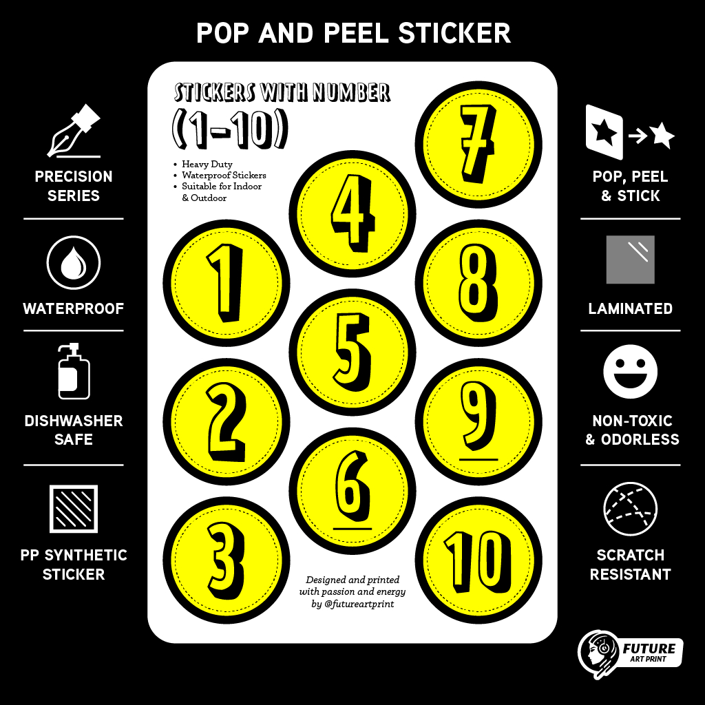 Set Number Stickers of 1-100 Alphabet Letter A-Z Symbols. Premium ...