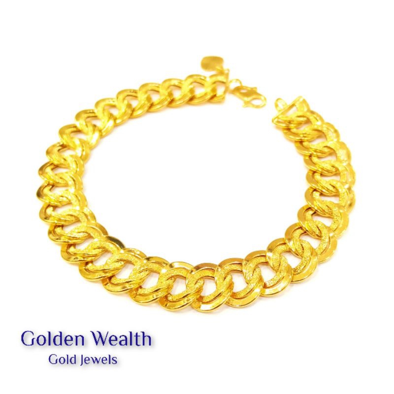 Gelang Tangan Coco & Coco King Emas 916 /Bracelets 916. | Shopee Malaysia