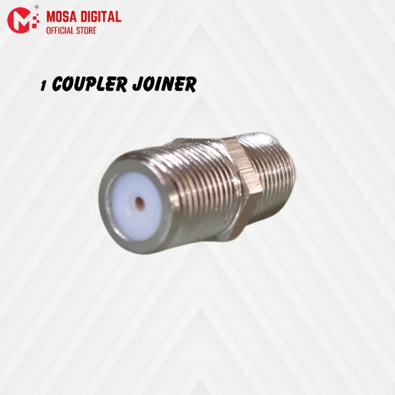 MOSA Coupler Joiner F Connector Joint Coaxial Cable RG6 Socket TV Astro ...