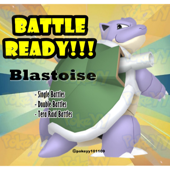 #0009 BLASTOISE 水箭龟 | Battle-Ready | COMPETITIVE | Single/Double ...