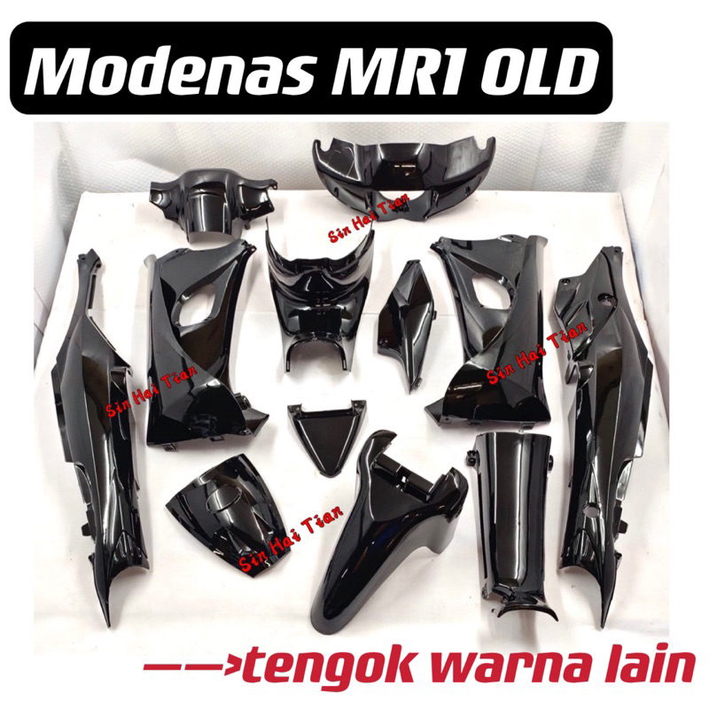 Modenas MR1 OLD Cover Sets Complete Sets [Mseki] Hitam Biru Merah Putih ...