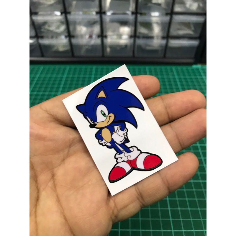 Sticker print "Sonic" | Shopee Malaysia