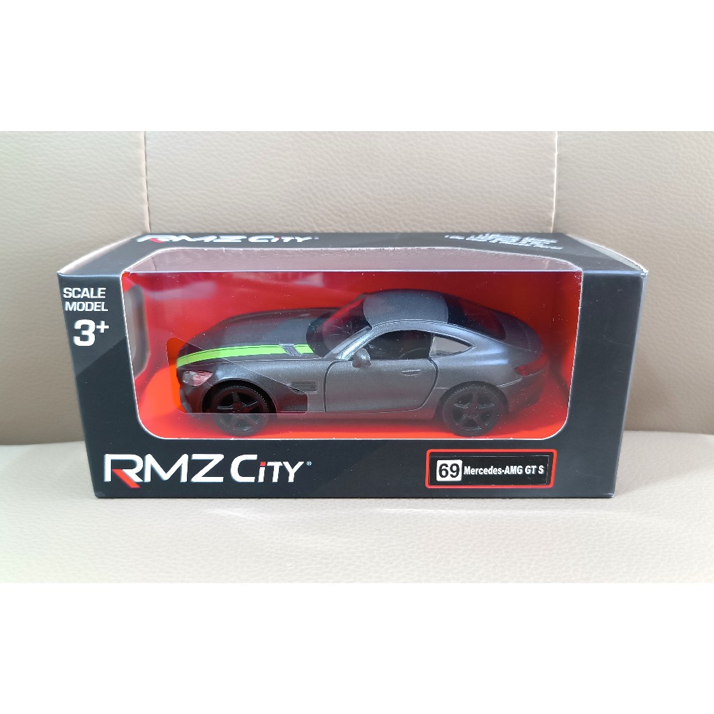 RMZ City MERCEDES-AMG GT S Black (Green Line) Diecast Car Model ...