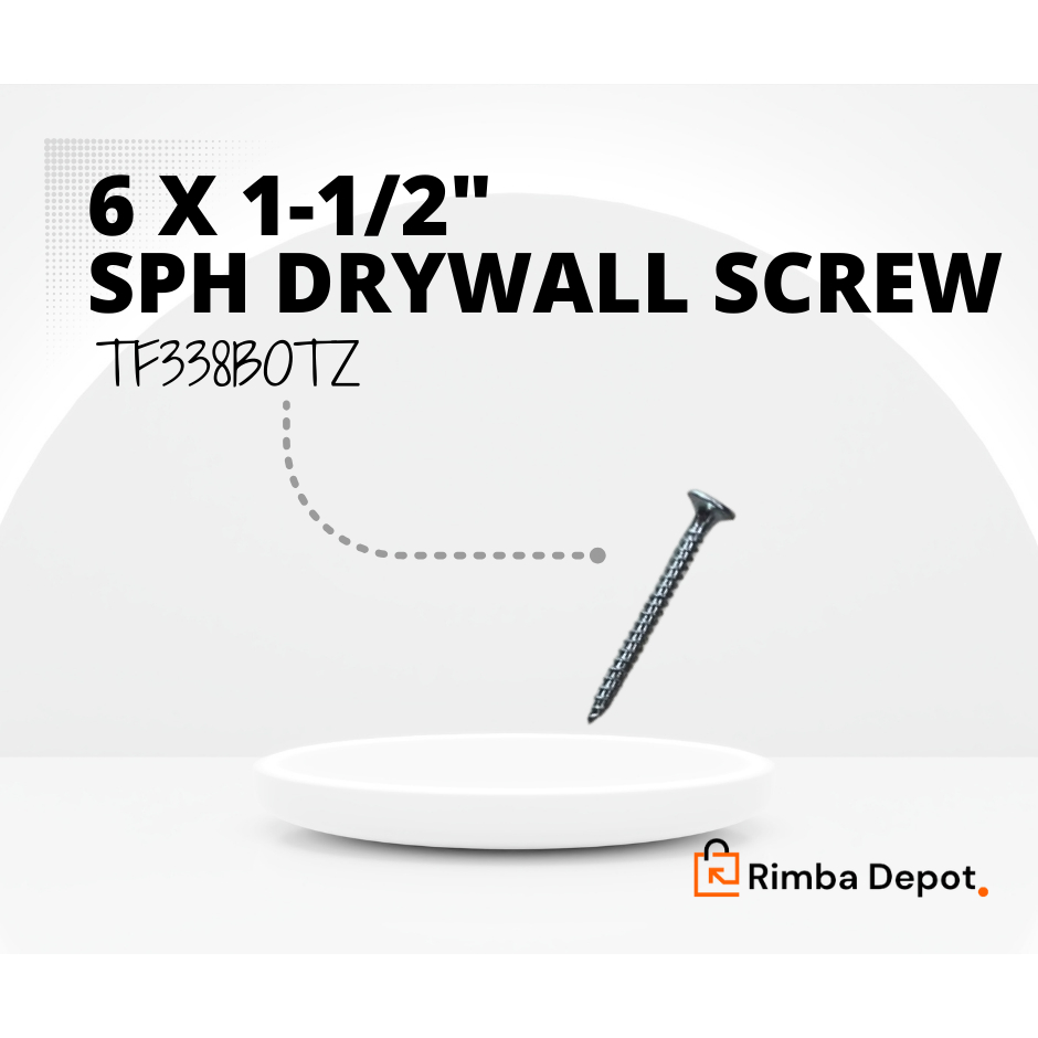 TF338BOTZ 6 X 1-1/2" ZPH Drywall Screw (1 Box x 1000 pcs) | Shopee Malaysia