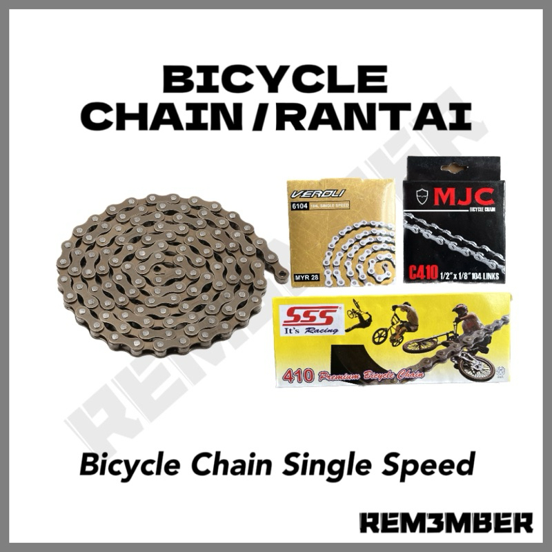 Bicycle Chain Basikal Rantai Single Speed Basika Lantai for BMX/ MTB ...